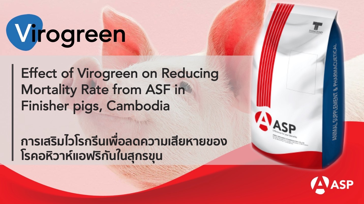 Effect of Virogreen on Reducing Mortality Rate from ASF in Finisher ...
