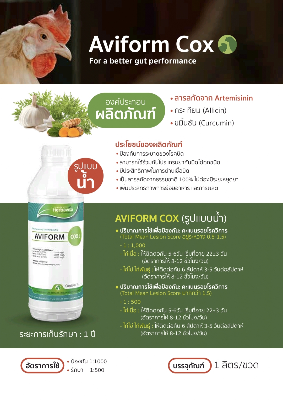 หน้าฝนมาปัญหาบิดเกิด….ป้องกันด้วยAVIFORM COXLสารธรรมชาติ 100% ปลอดยา ...